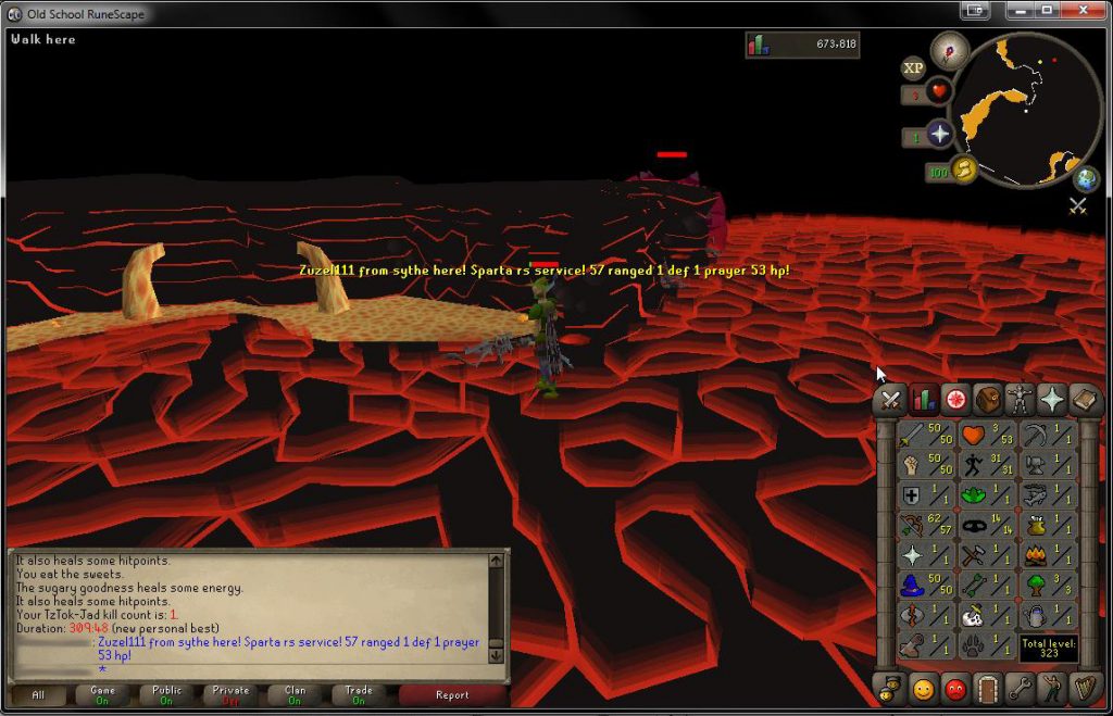 OSRS Fire cape service #1 Sparta.rs - 1 Pray, 1 Def, Ironmen